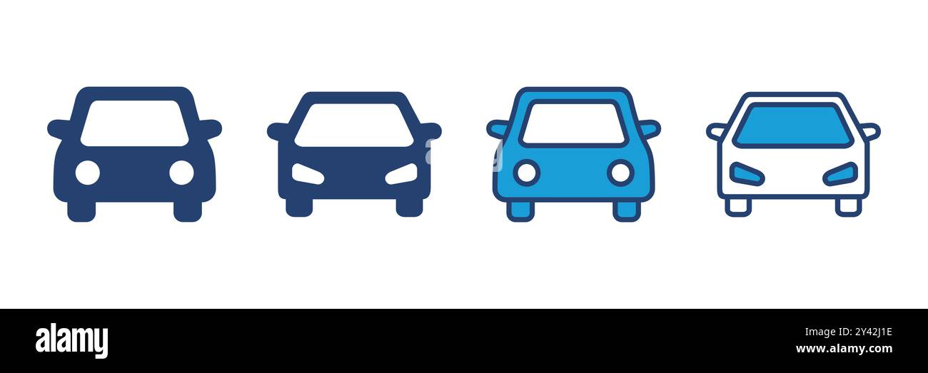 Car icon vector. car vector icon. small sedan Stock Vector Image & Art ...