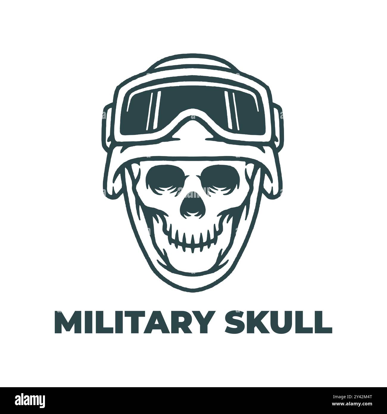 Military Skull Logos
