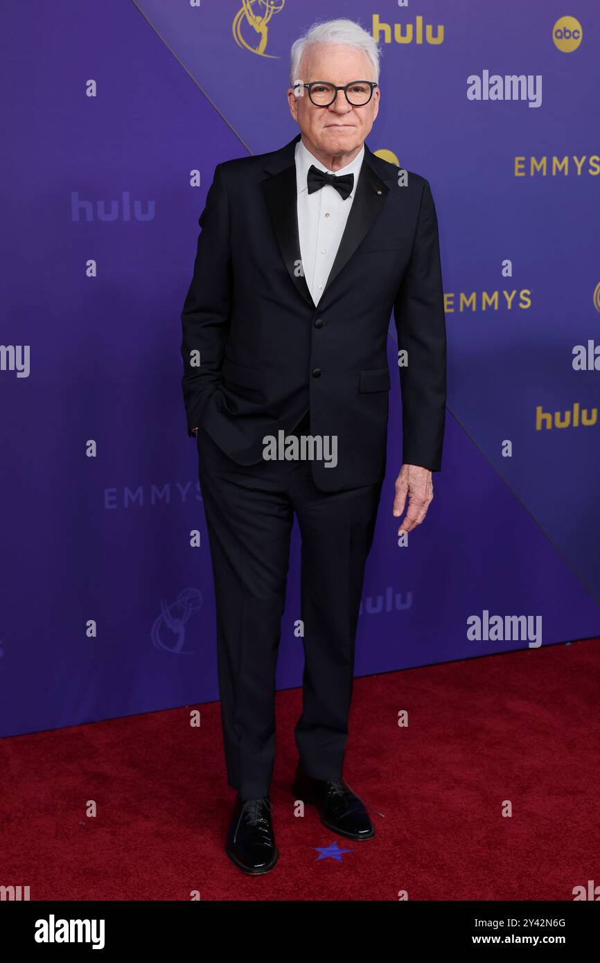 Steve Martin poses for a Red Carpet portrait at the 76th Emmy Awards on ...