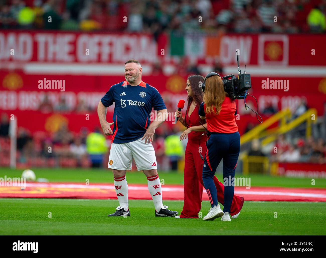 Old Trafford, Manchester, UK. 7th Sep, 2024. Charity Friendly Football ...