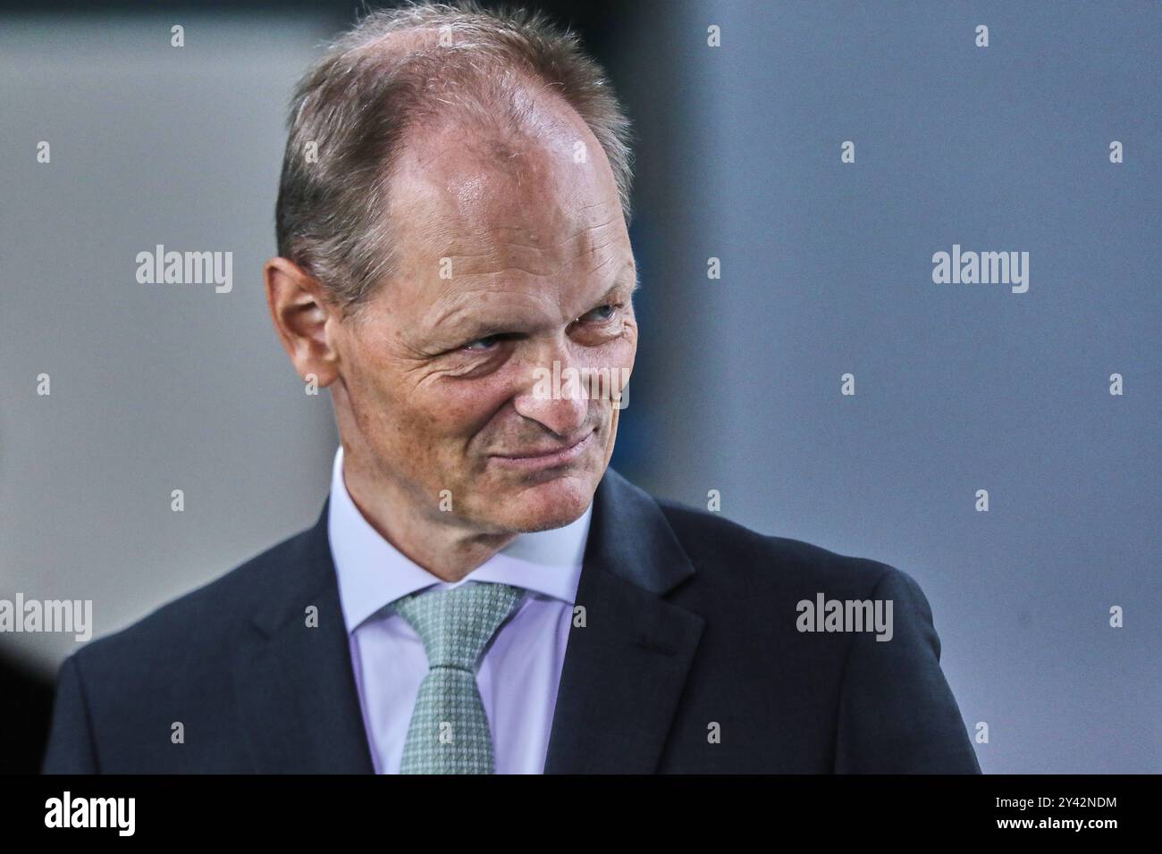 Berlin, Deutschland, 10.09.2024: Bundeskanzleramt: Begrüßung des ...