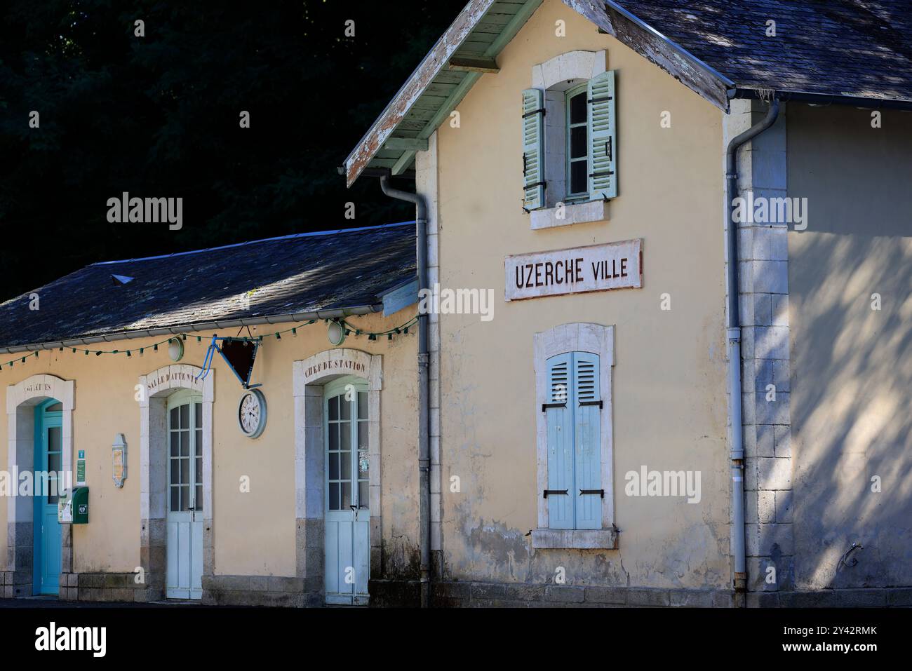Uzerche, a small authentic, historic and touristic town on the banks of ...