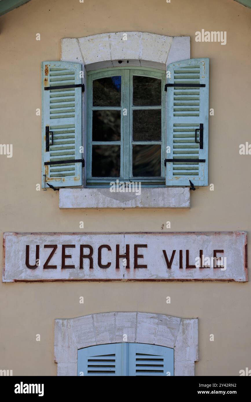 Uzerche, a small authentic, historic and touristic town on the banks of ...