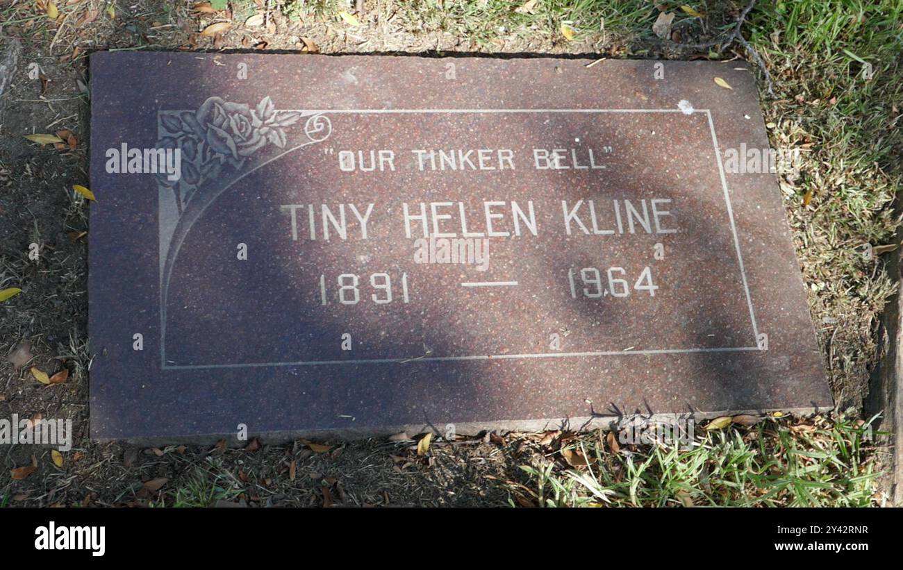 Inglewood, California, USA 14th September 2024 Tiny Kline Grave in ...