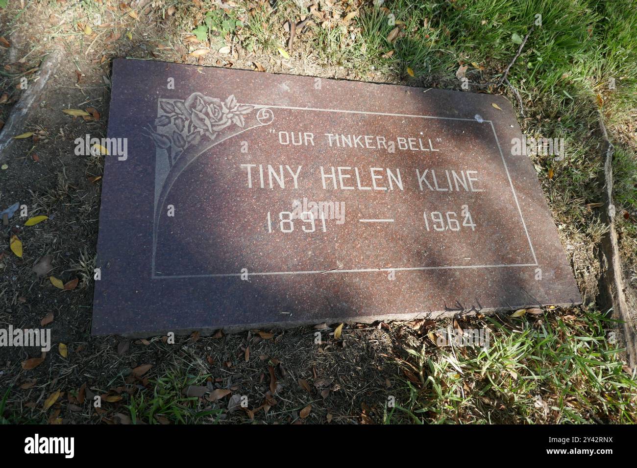 Inglewood, California, USA 14th September 2024 Tiny Kline Grave in ...