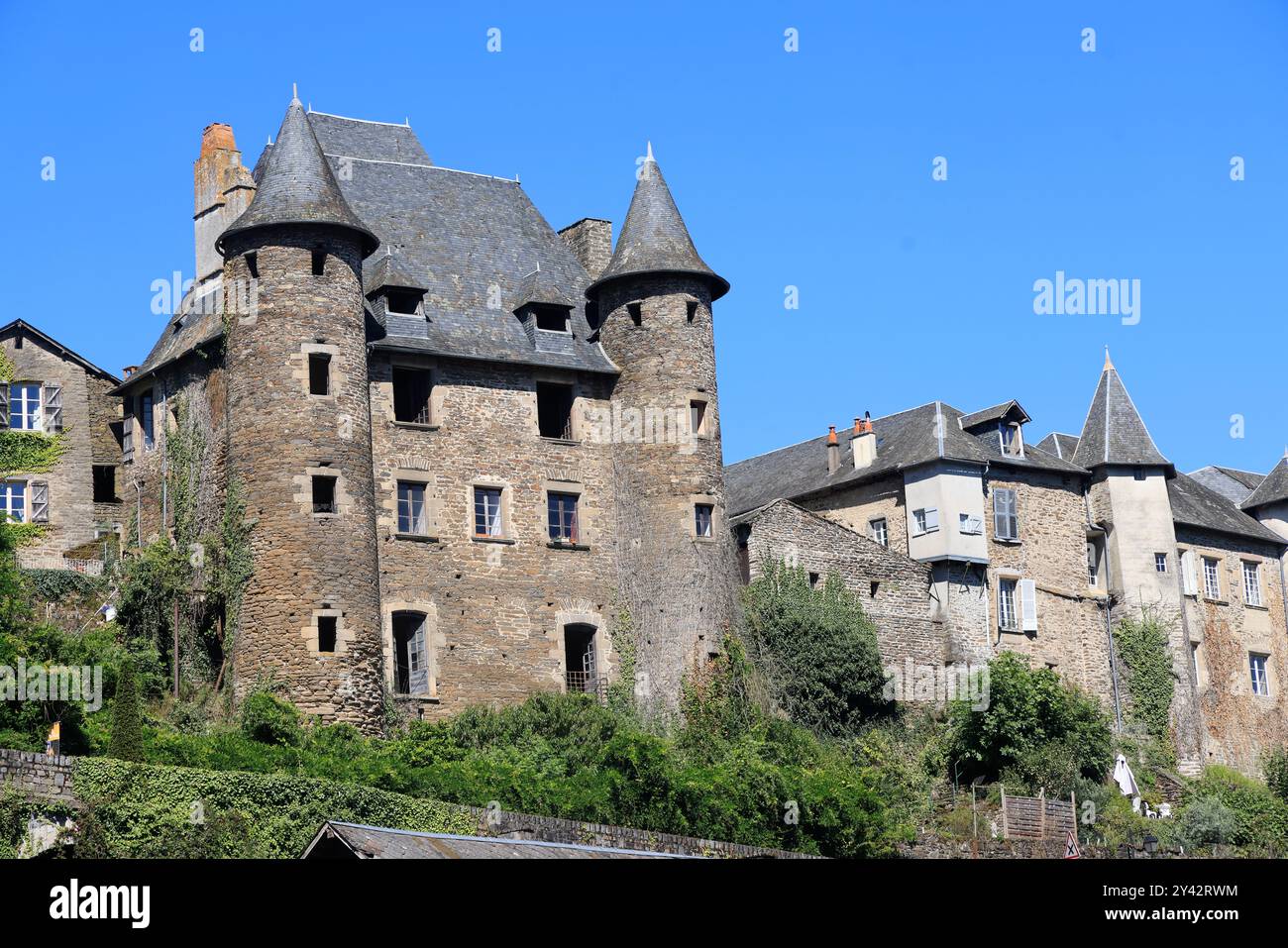 Uzerche, a small authentic, historic and touristic town on the banks of ...