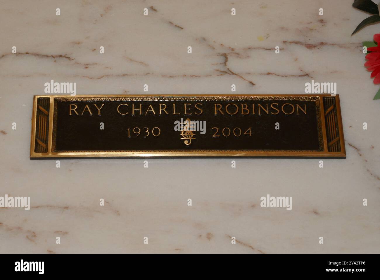 Inglewood, California, USA 14th September 2024 Singer Ray Charles Grave ...