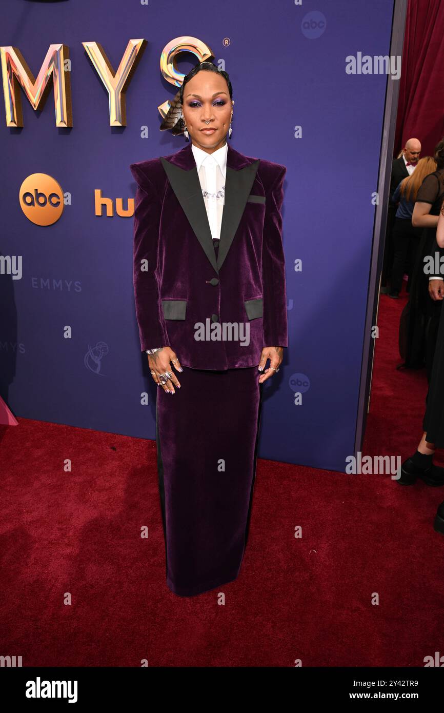 Kali Reis walks the Red Carpet at the 76th Emmy Awards on Sunday, Sept ...