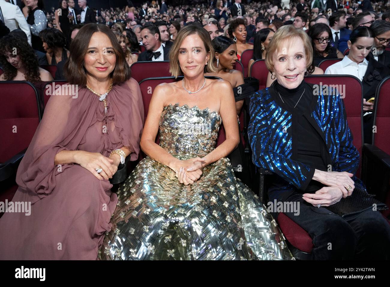 EXCLUSIVE - Maya Rudolph, Kristen Wiig and Carol Burnett at the 76th ...