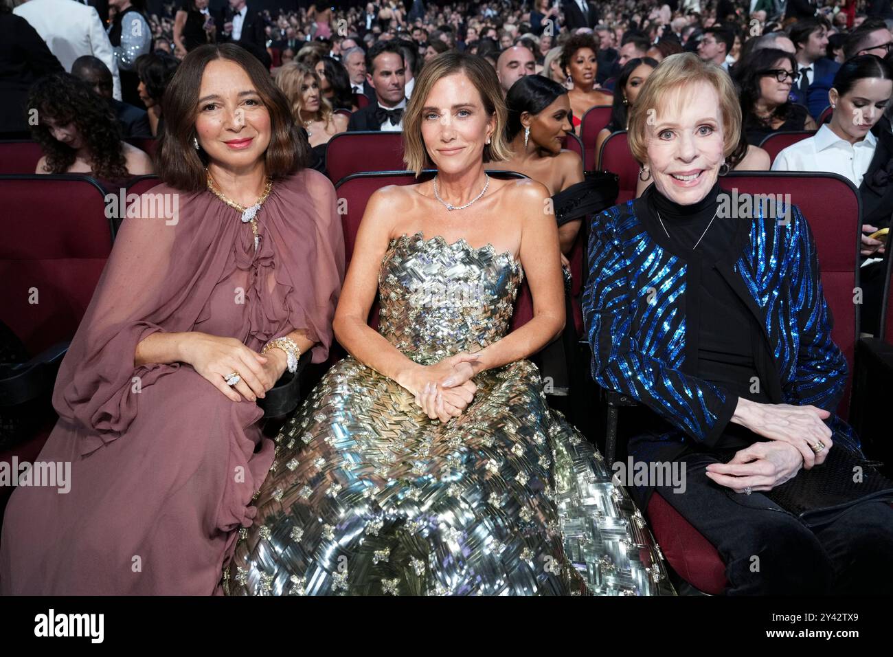 EXCLUSIVE - Maya Rudolph, Kristen Wiig and Carol Burnett at the 76th ...