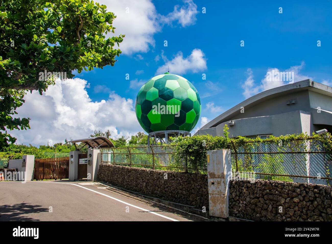 Kenting Taiwan 2nd Sep 2024: The The camouflage radar antenna at ...