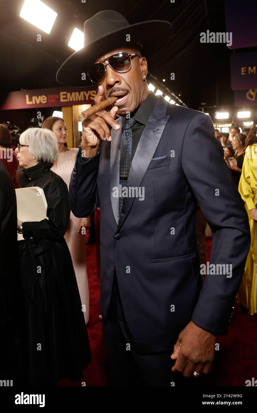 JB Smooth walks the Red Carpet at the 76th Emmy Awards on Sunday, Sept ...
