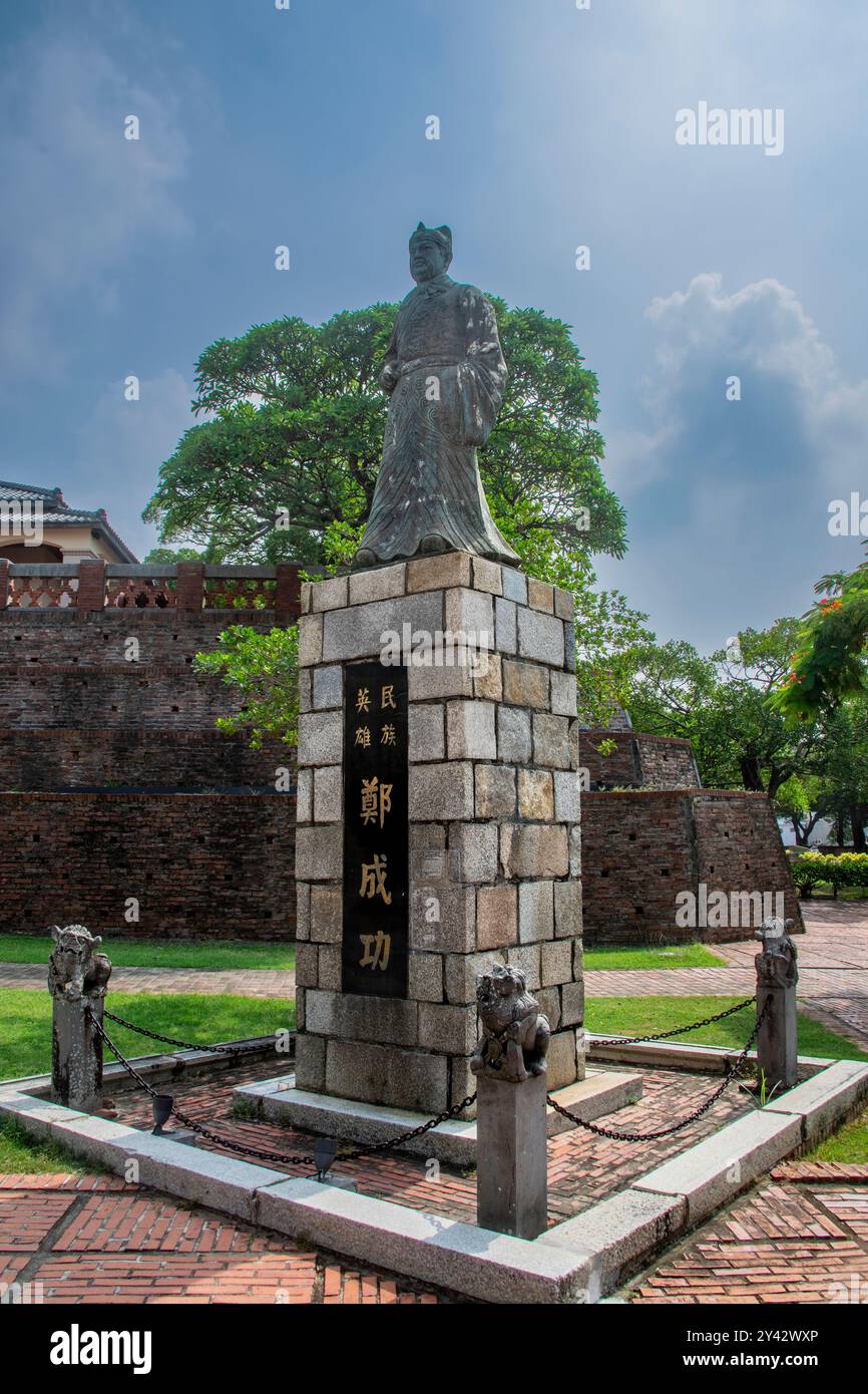 Tainan Taiwan 1st Sep 2024: The Statue “Zheng Chenggong” inside Anping ...