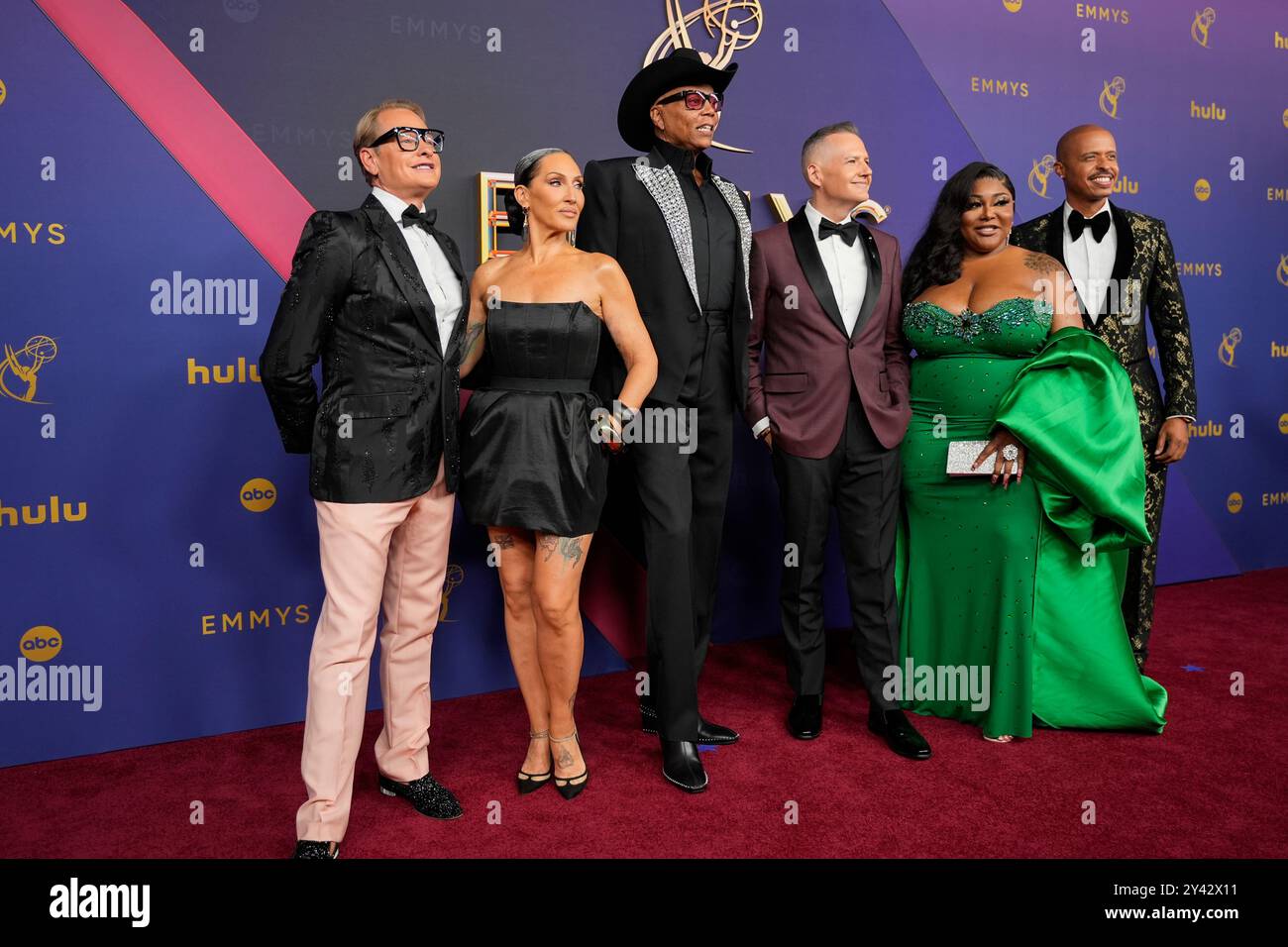 Carson Kressley, from left, Michelle Visage, RuPaul, Ross Mathews, Ts ...