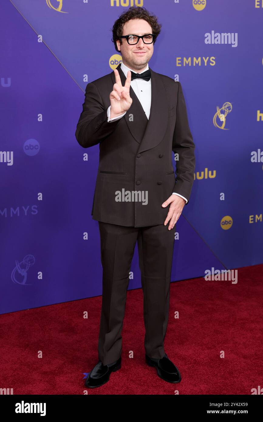 Jake Bender poses for a Red Carpet portrait at the 76th Emmy Awards on ...