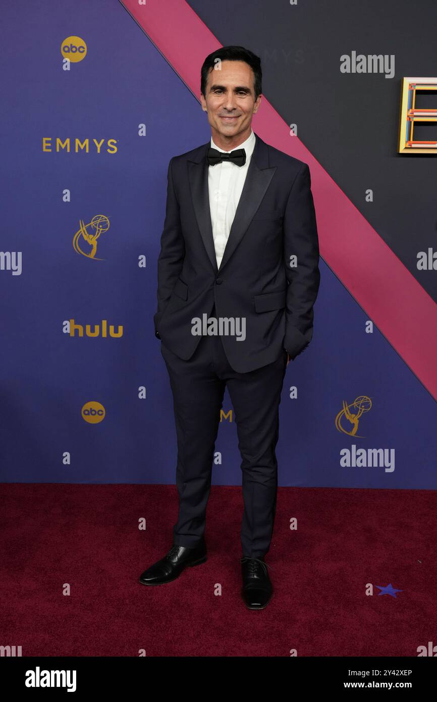 Néstor Carbonell poses for a Red Carpet portrait at the 76th Emmy ...