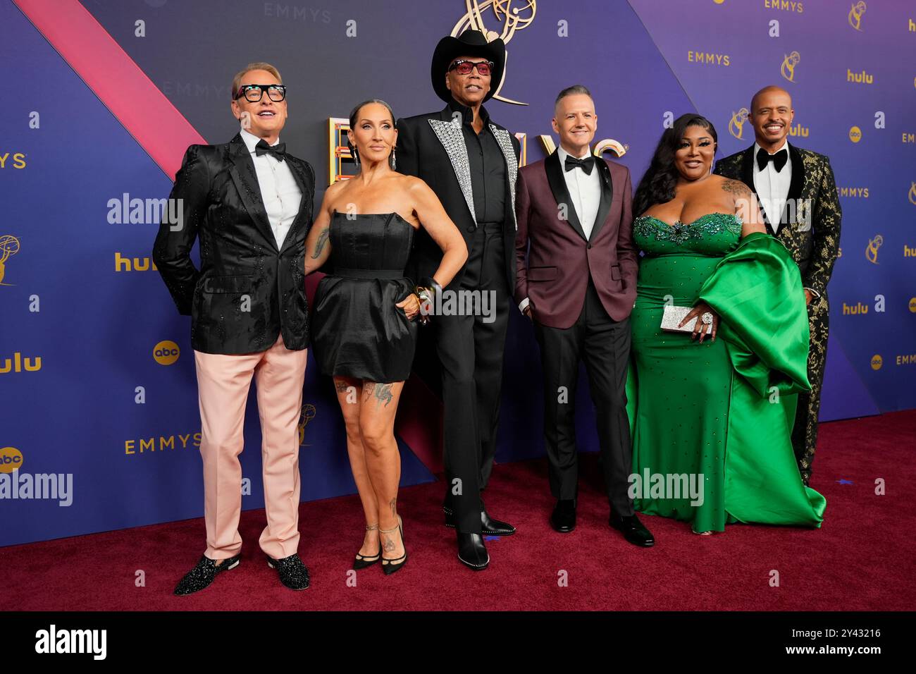 Carson Kressley, from left, Michelle Visage, RuPaul, Ross Mathews, Ts ...