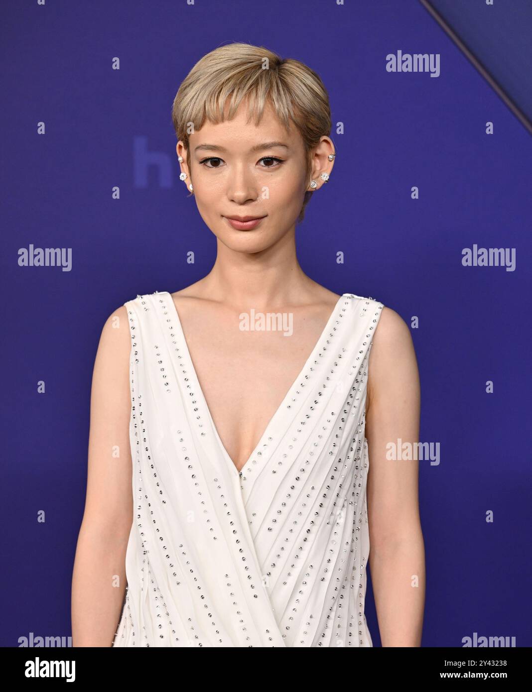 Moeka Hoshi arrives for the 76th annual Primetime Emmy Awards at the ...