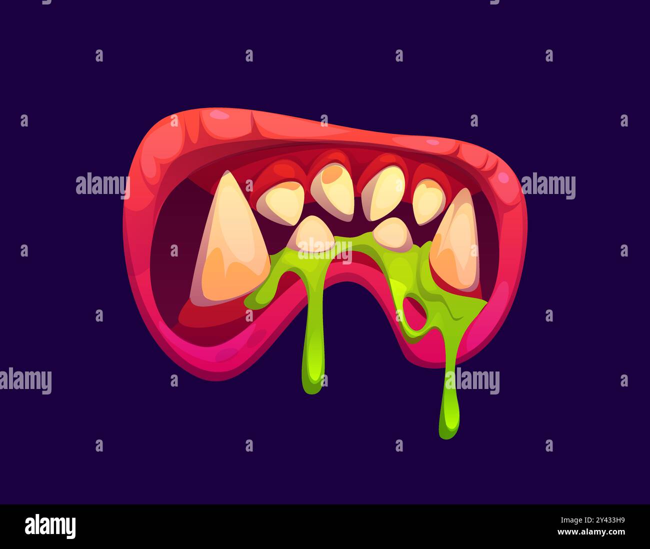 Bloody tongue Stock Vector Images - Alamy