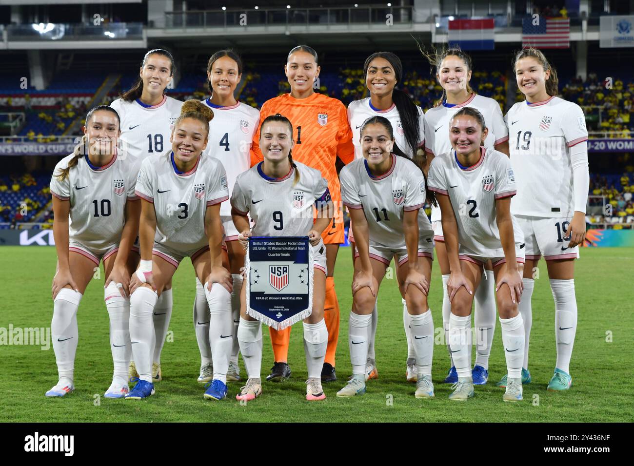 Pascual Guerrero Olympic Stadium Yuna McCormack, Jordyn Bugg, Teagan Wy ...