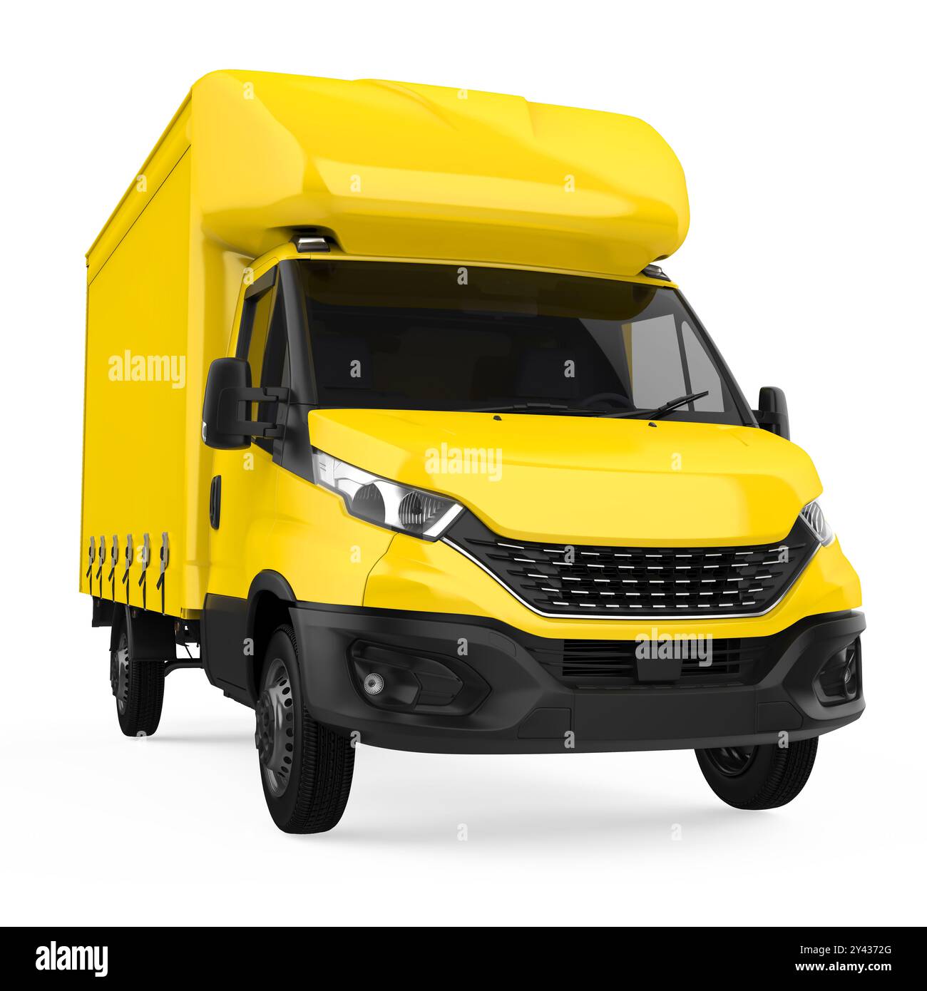 Driver yellow van hi-res stock photography and images - Alamy