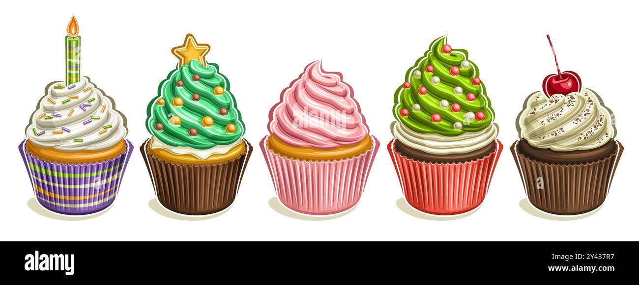 Home made soft ice cream Stock Vector Images - Alamy