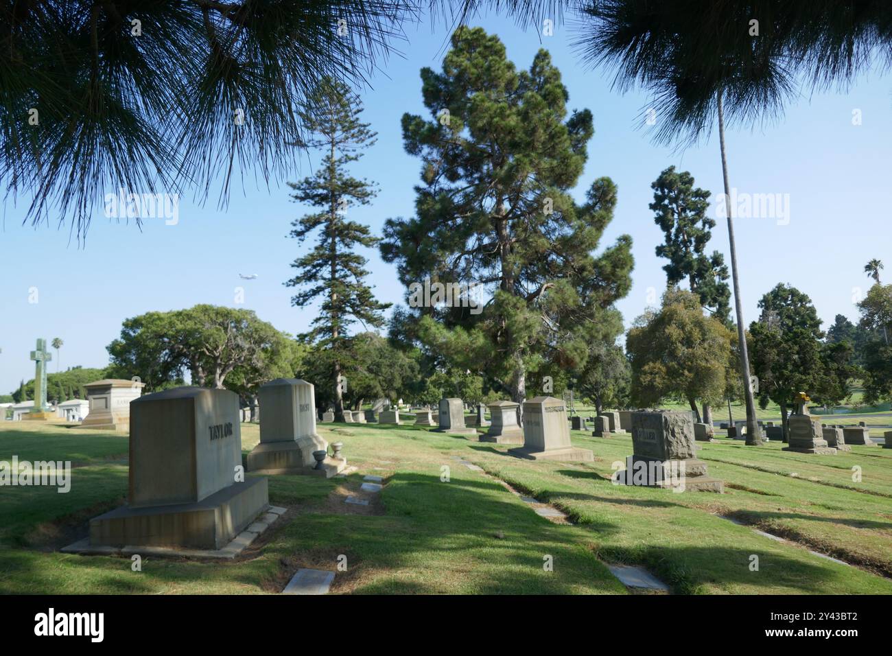 Inglewood, California, USA 14th September 2024 Inglewood Park Cemetery ...