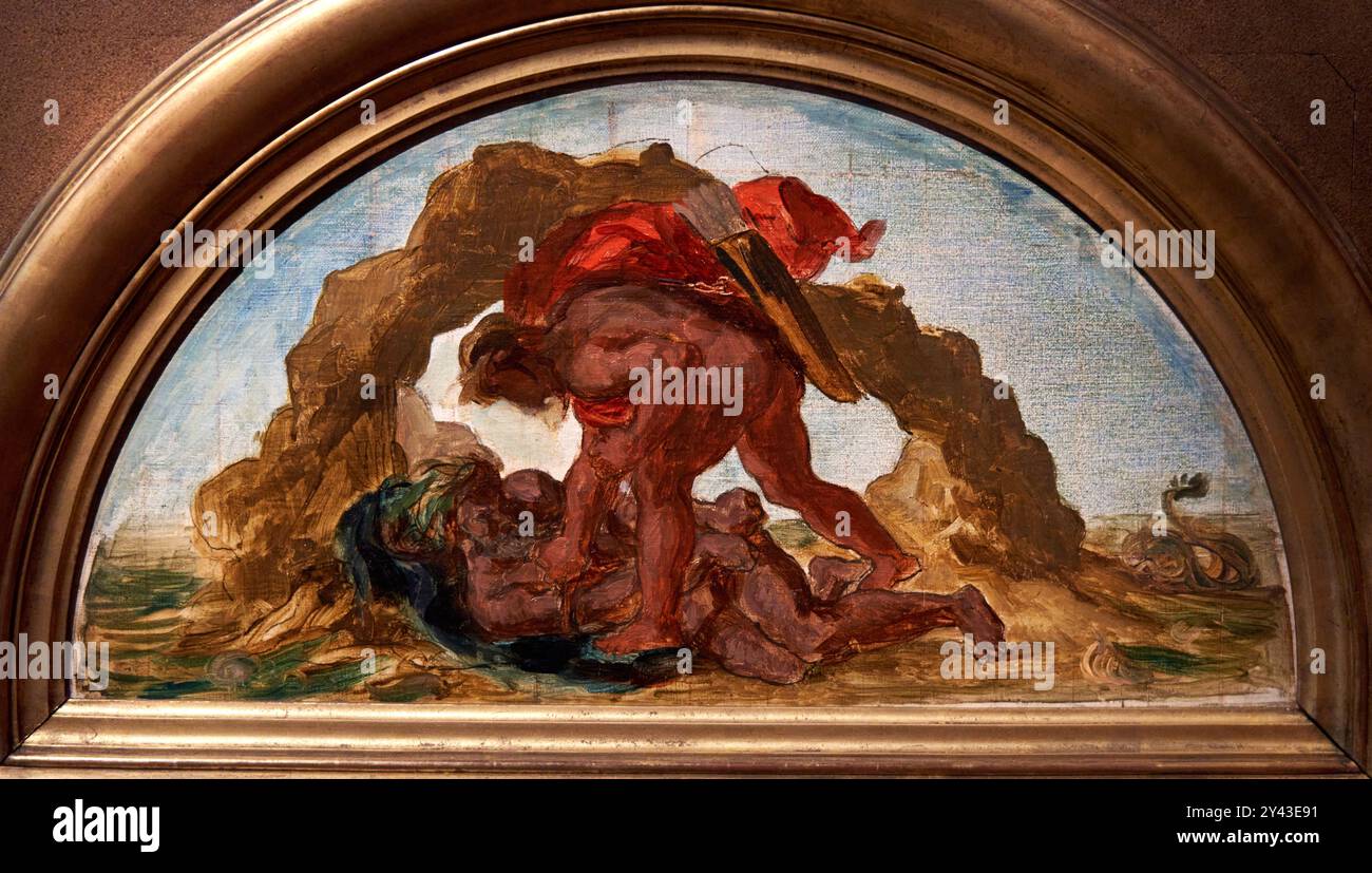 Hercules bringing alcestis back from the underworld hi-res stock ...