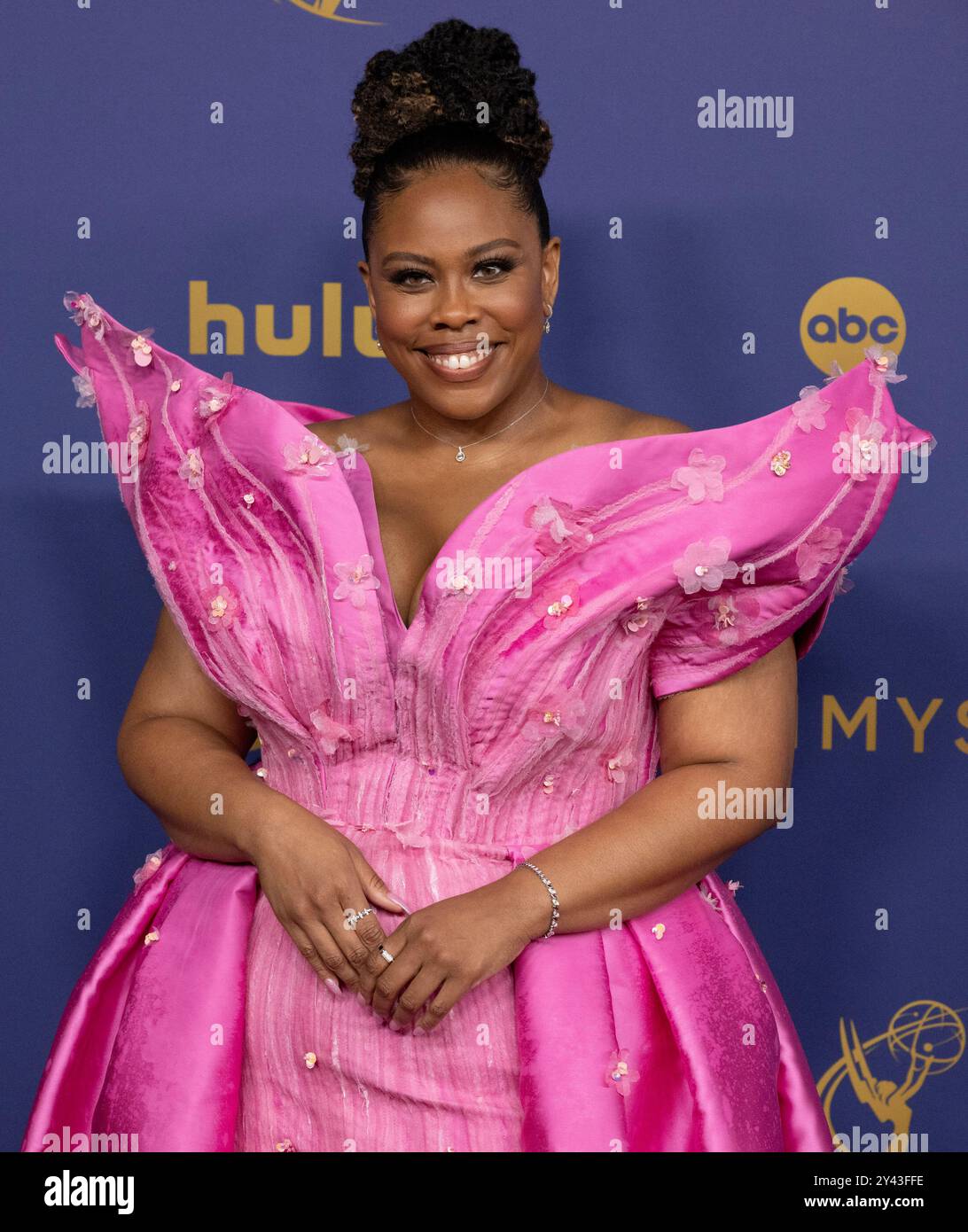 Amber Chardae Robinson arrives for the 76th annual Primetime Emmy ...