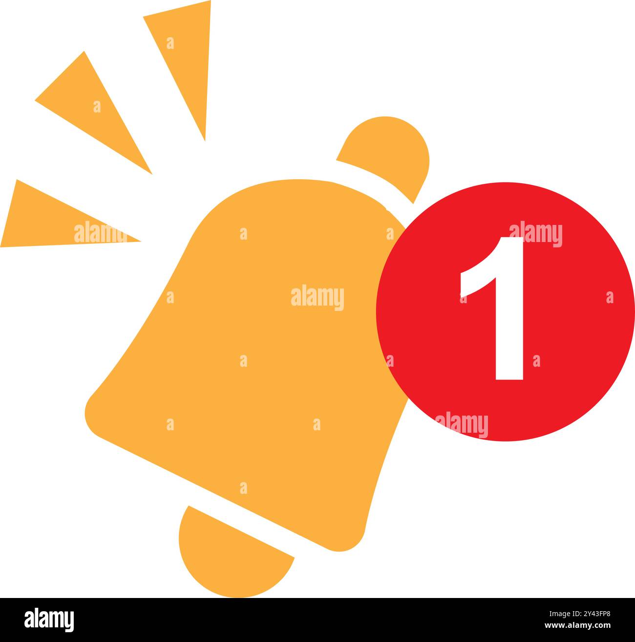 Number of notifications receive Stock Vector Images - Alamy