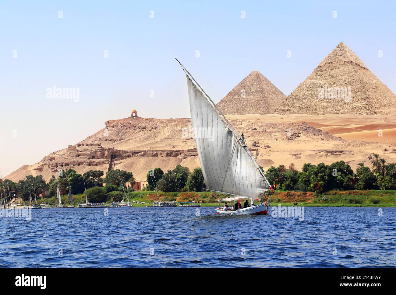 Pyramids nile river aswan hi-res stock photography and images - Alamy