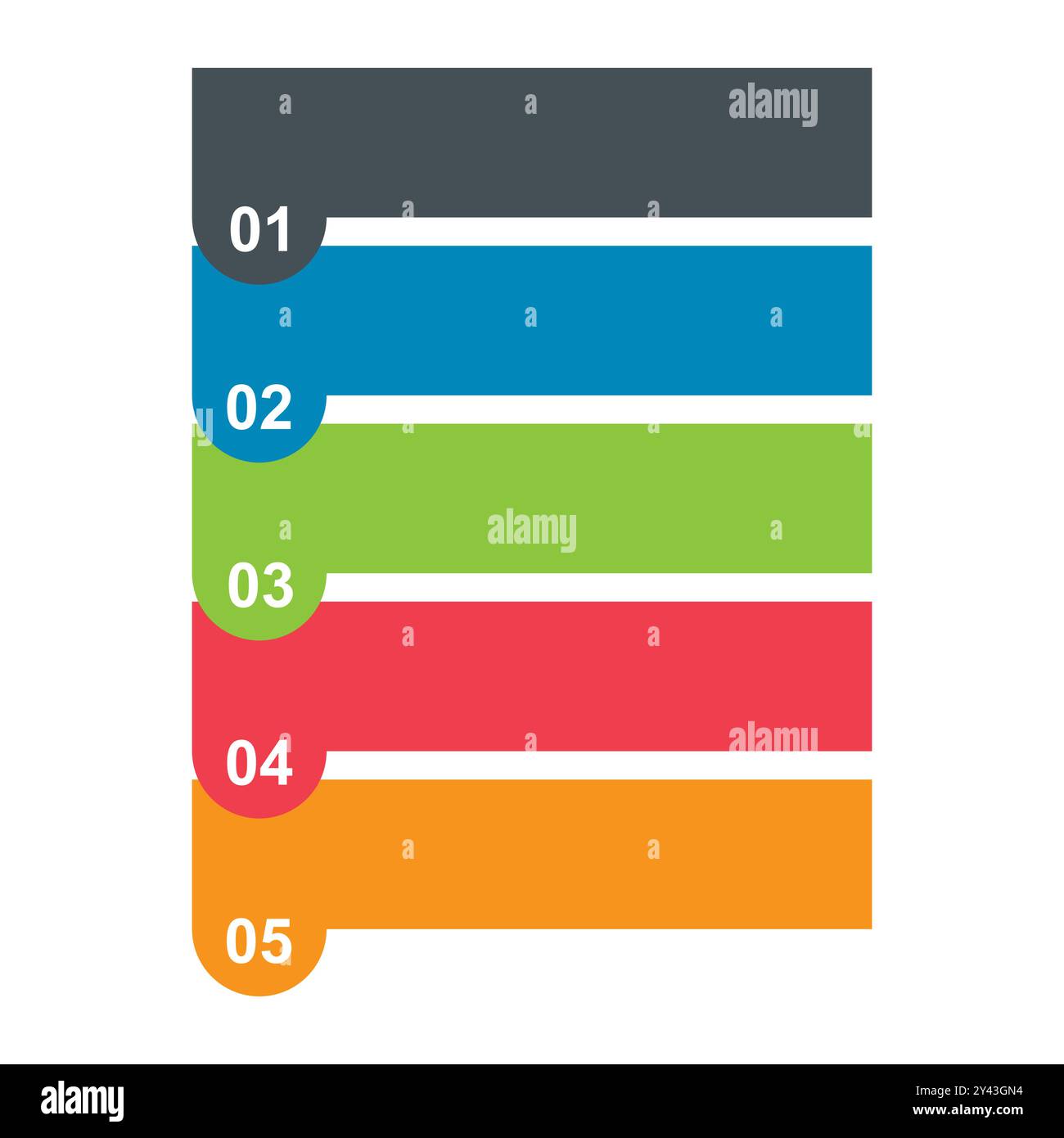 Five step infographic vertical diagram, business information design ...