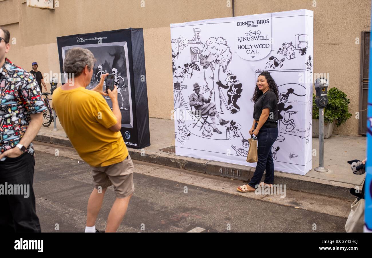 A block party in Los Feliz, United States, on September 15, 2024 ...