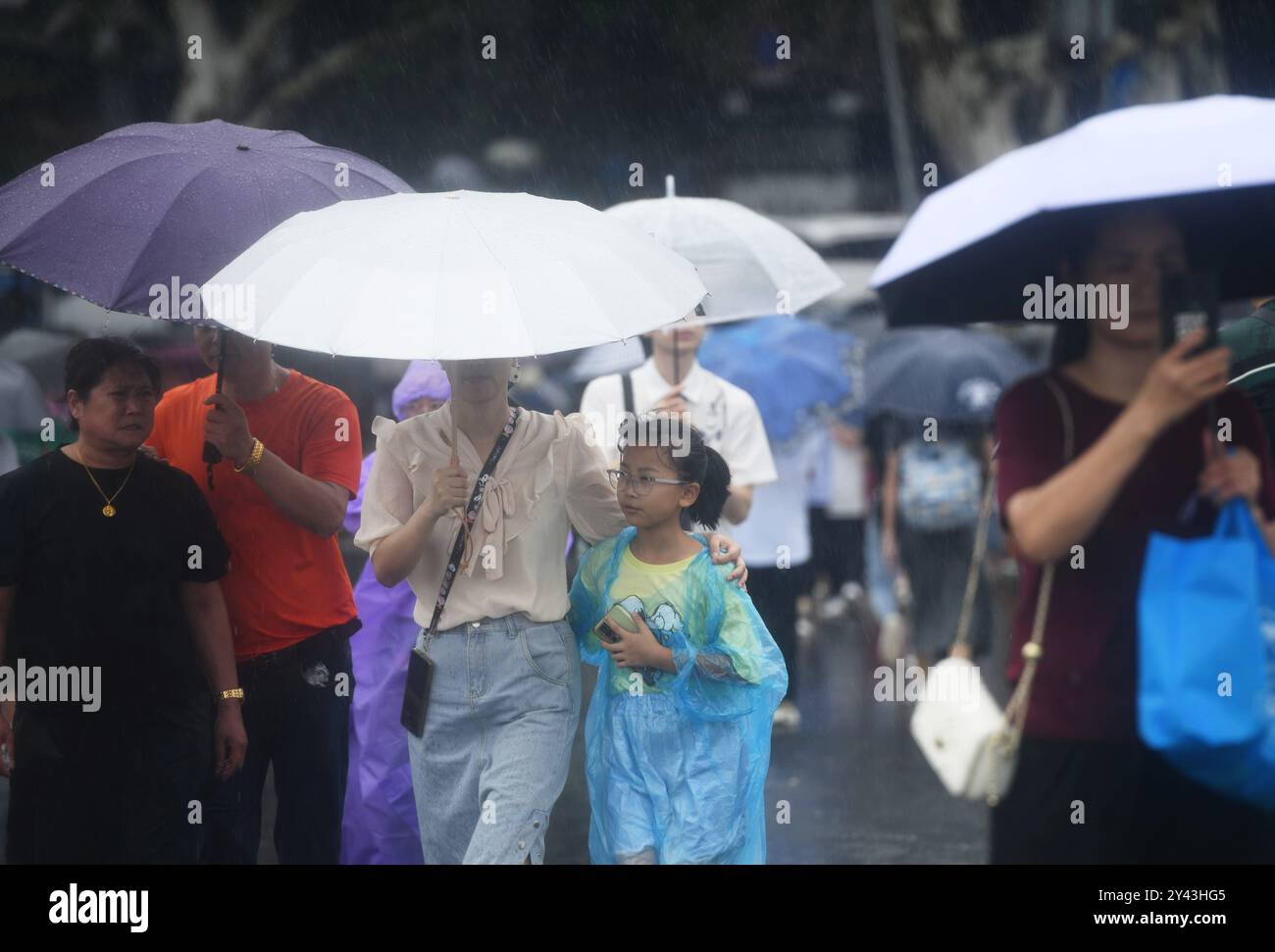 HANGZHOU, CHINA - SEPTEMBER 16, 2024 - Tourists visit the West Lake ...