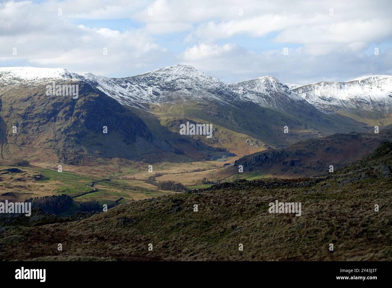 The Snow Covered Wainwrights 'Yoke' 'Ill Bell' & 'Froswick' from ...