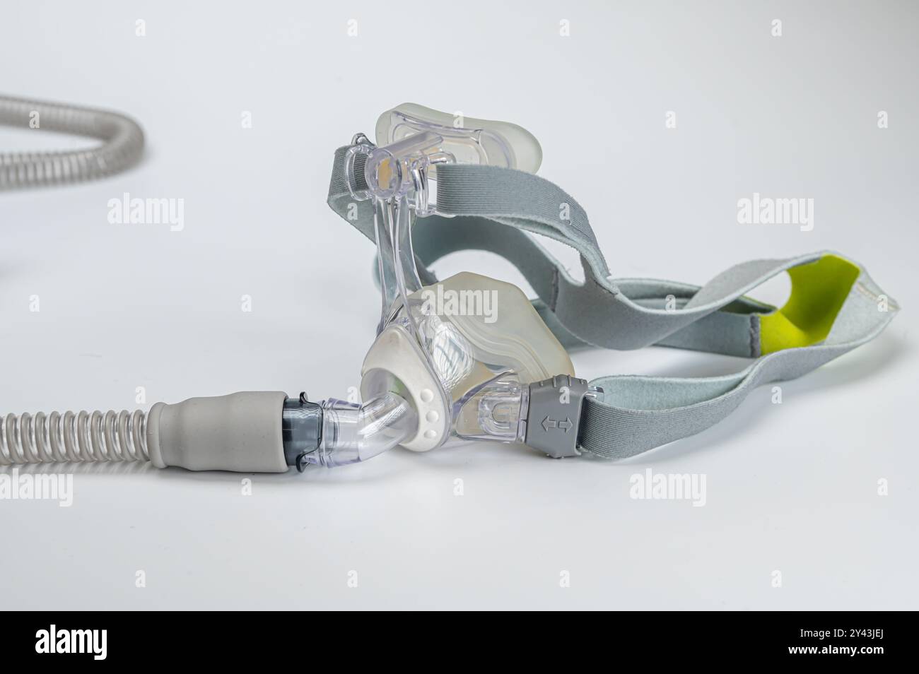 Sleep apnea continuous positive airway pressure- mask (CPAP) and hose ...