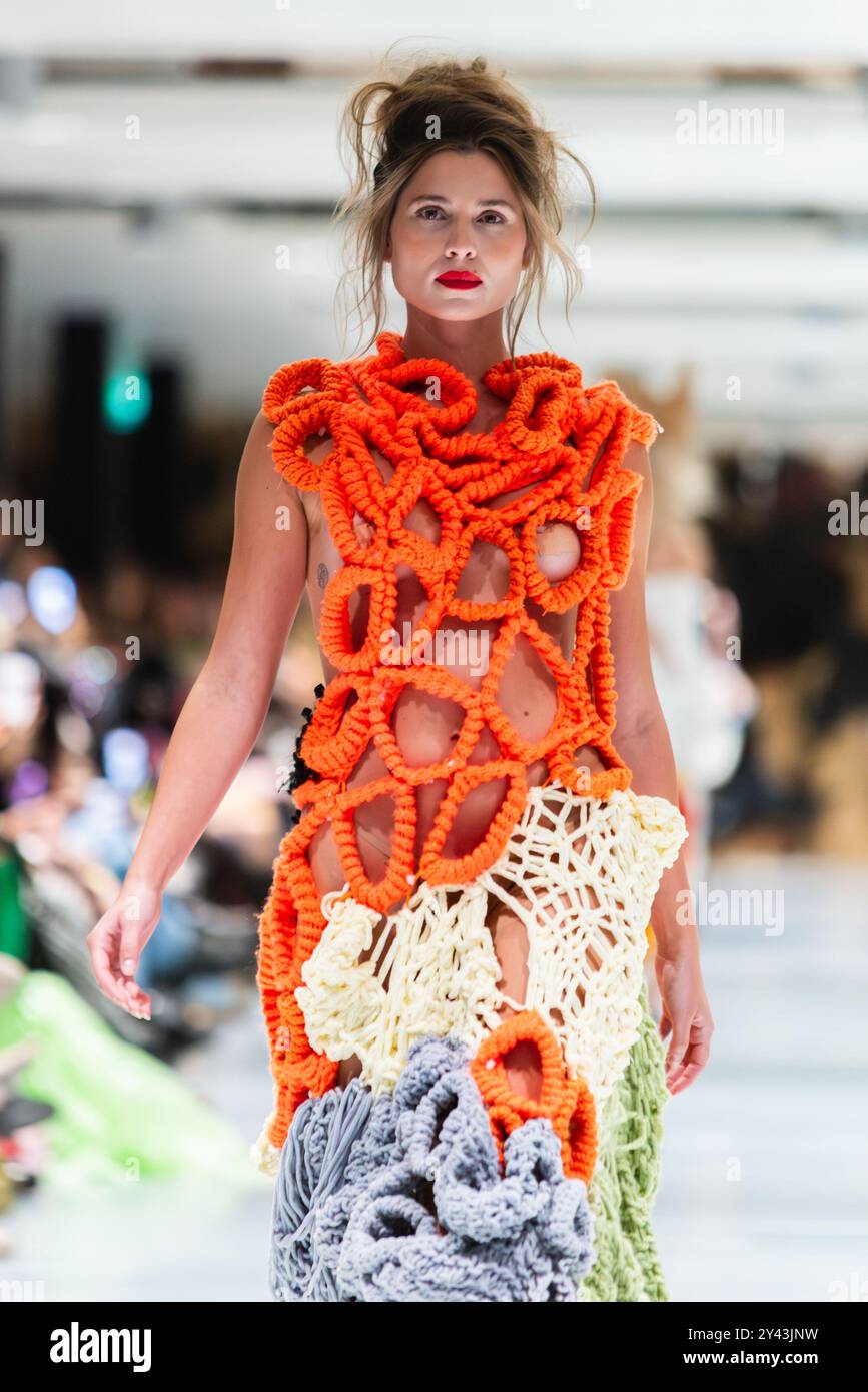 Sustainable fashion designers VIN + OMI have shown their latest designs ...