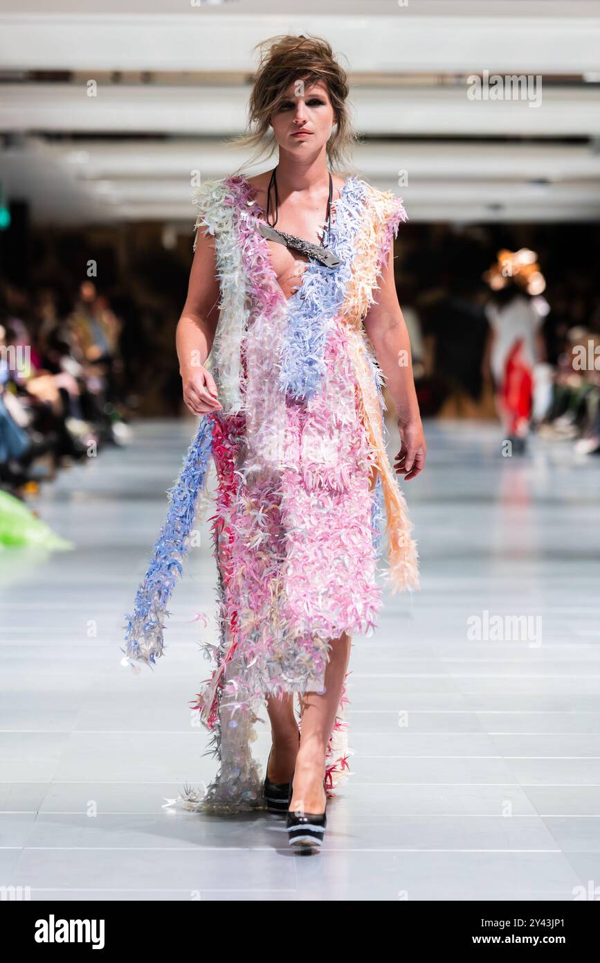 Sustainable fashion designers VIN + OMI have shown their latest designs ...