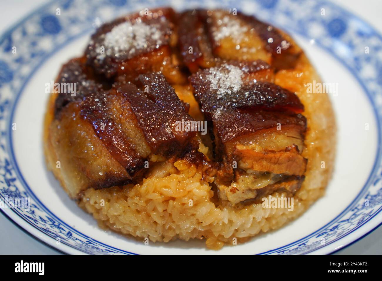 Sweet Steamed Pork with Brown Sugar Glaze, also known as Tian Shao Bai ...