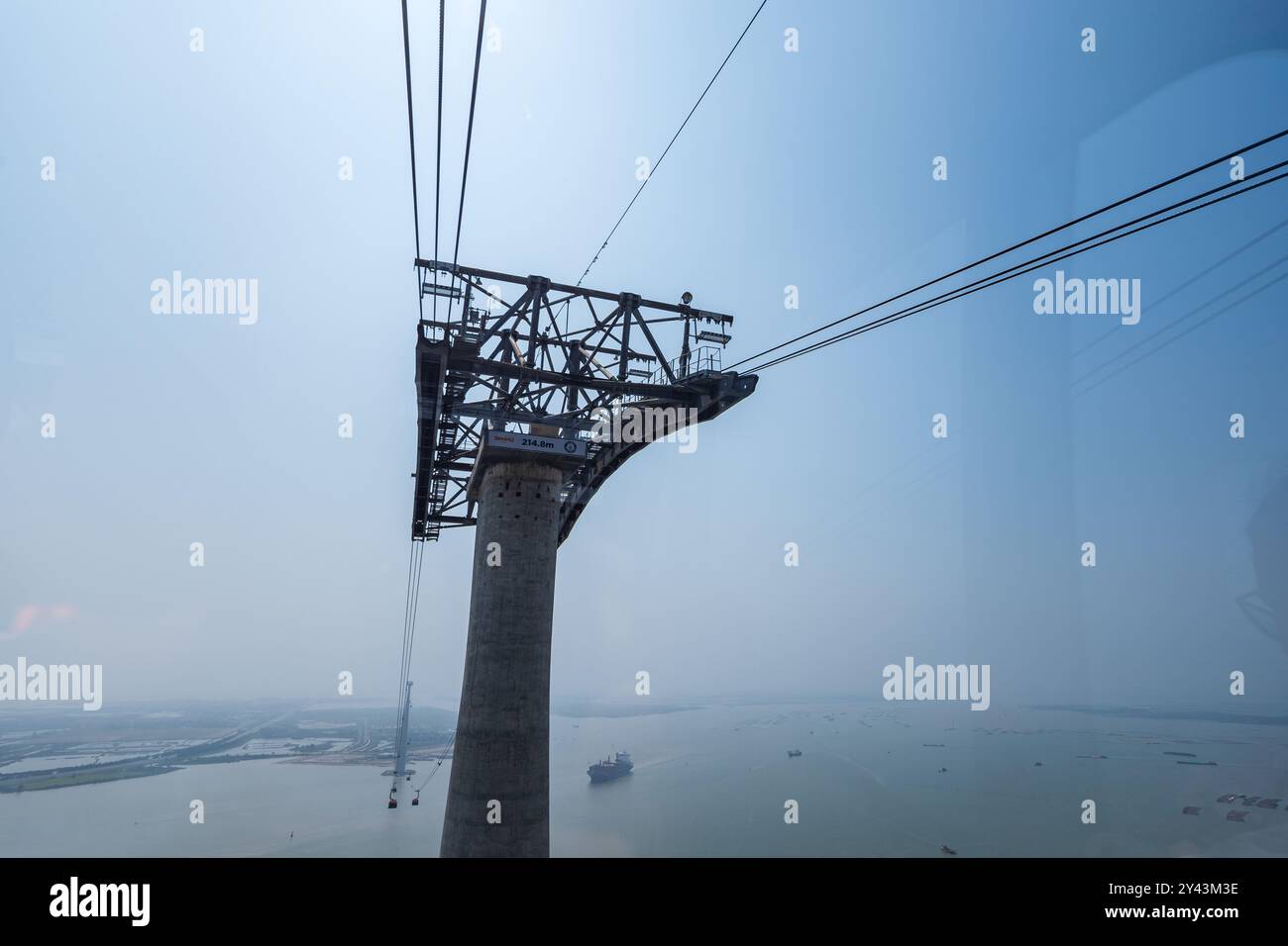 Cat Hai to Phu Long cable car route, the highest cable car pillar in ...