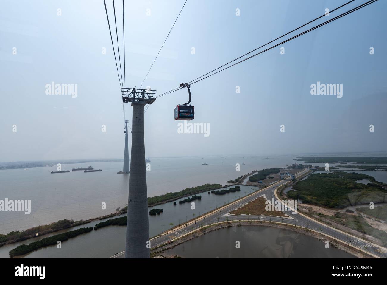 Cat Hai to Phu Long cable car route, the highest cable car pillar in ...