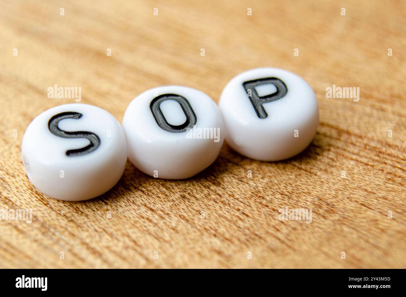 SOP stands for Standard Operating Procedure Stock Photo - Alamy