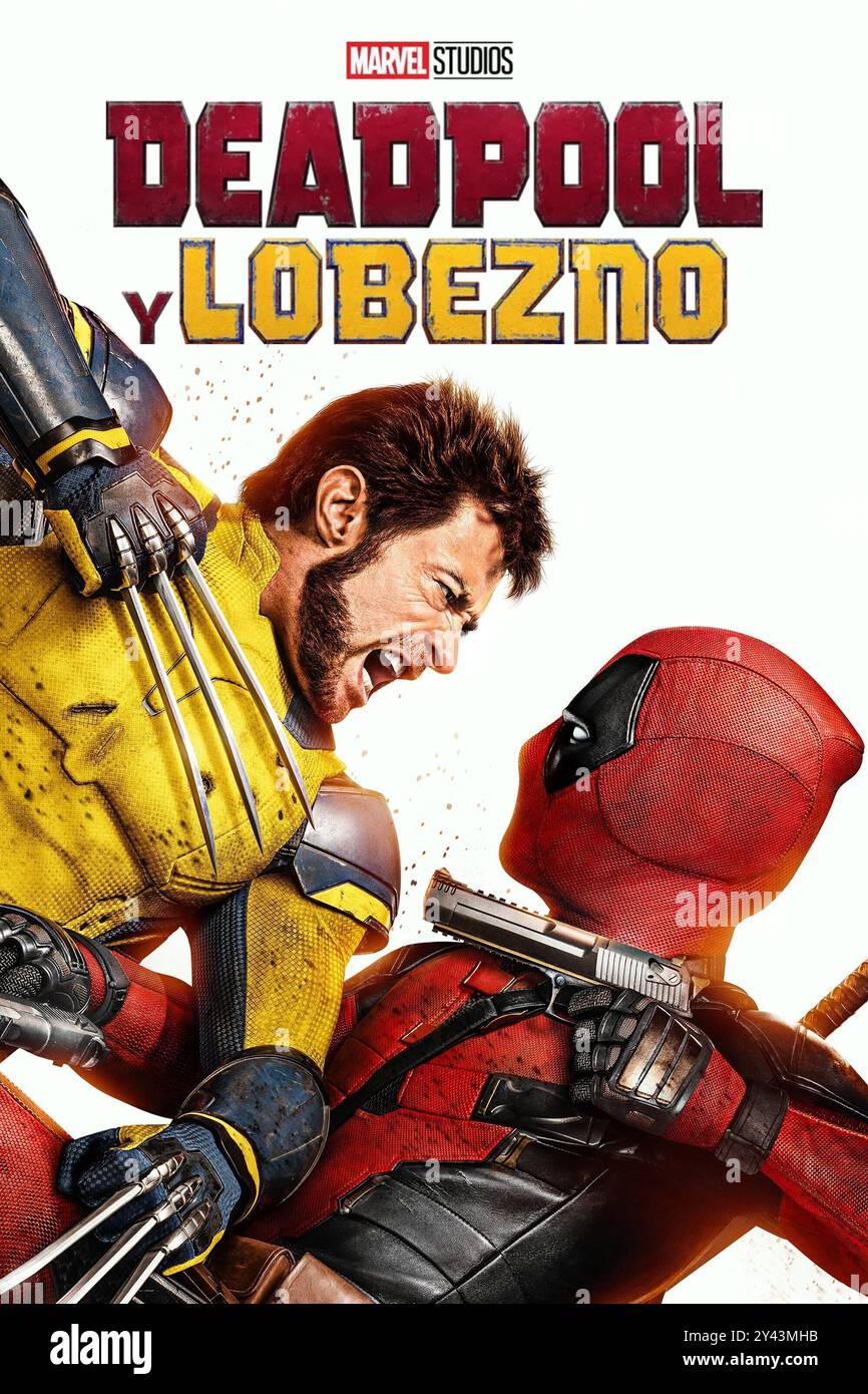 HUGH JACKMAN and RYAN REYNOLDS in DEADPOOL & WOLVERINE (2024), directed by SHAWN LEVY. Credit ...