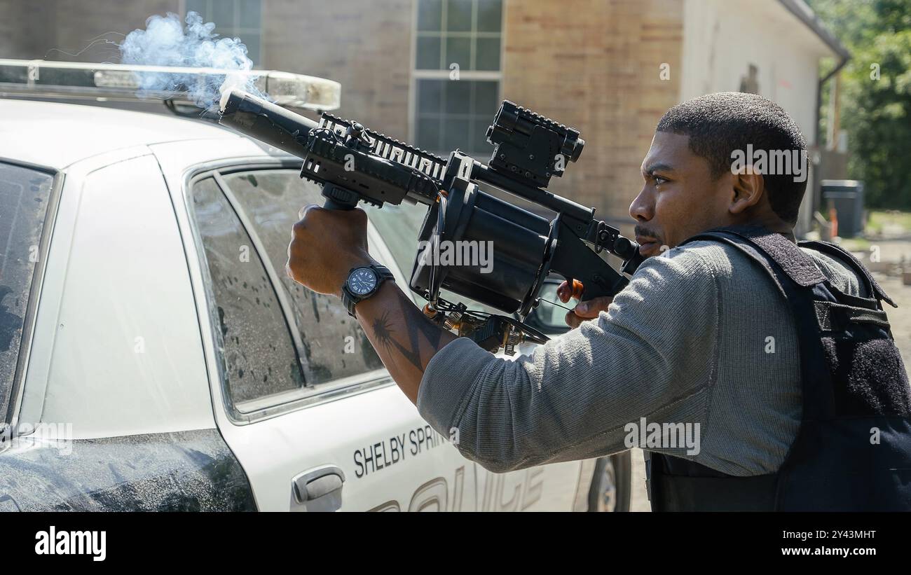 AARON PIERRE in REBEL RIDGE (2024), directed by JEREMY SAULNIER. Credit ...