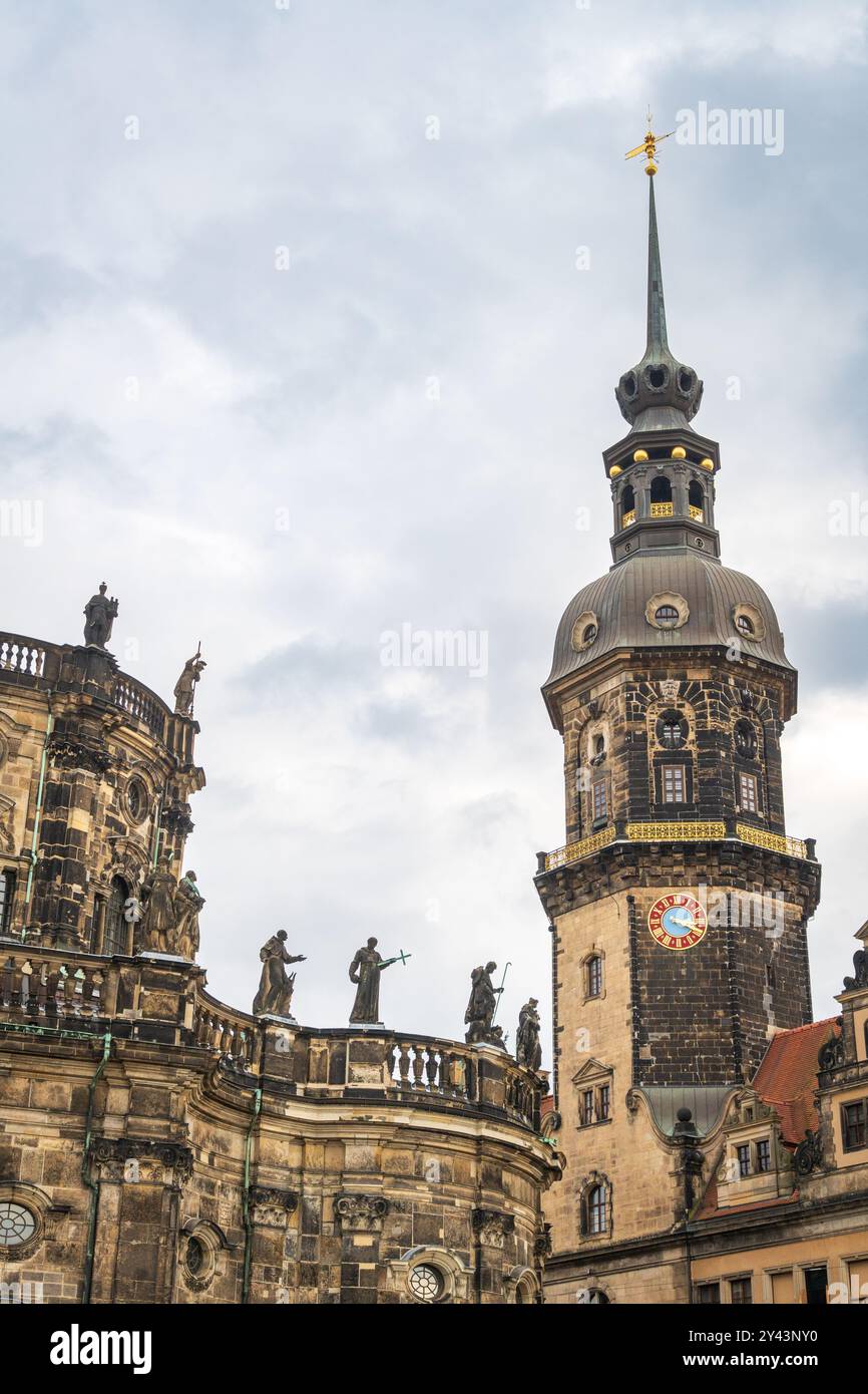 The Dresden Cathedral, Cathedral of the Holy Trinity, Dresden Stock ...
