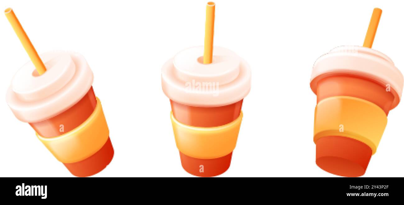 Plastic cups ad Stock Vector Images - Alamy