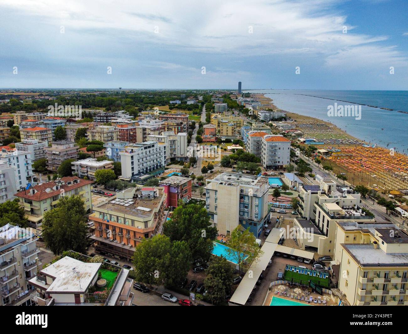 Aerial view italian seaside town hi-res stock photography and images ...