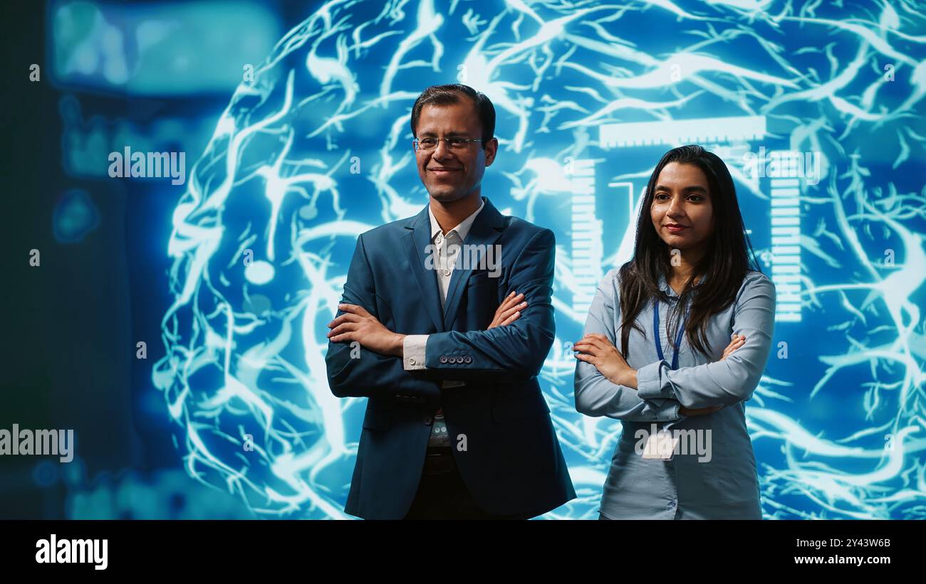 Admins Using Artificial Intelligence Computing Simulating Human Brain Thought Processes In