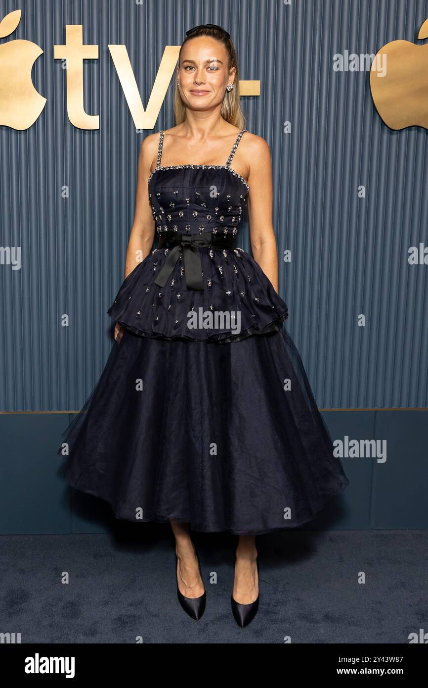 Los Angeles, USA. 15th Sep, 2024. Brie Larson attends the arrivals of ...