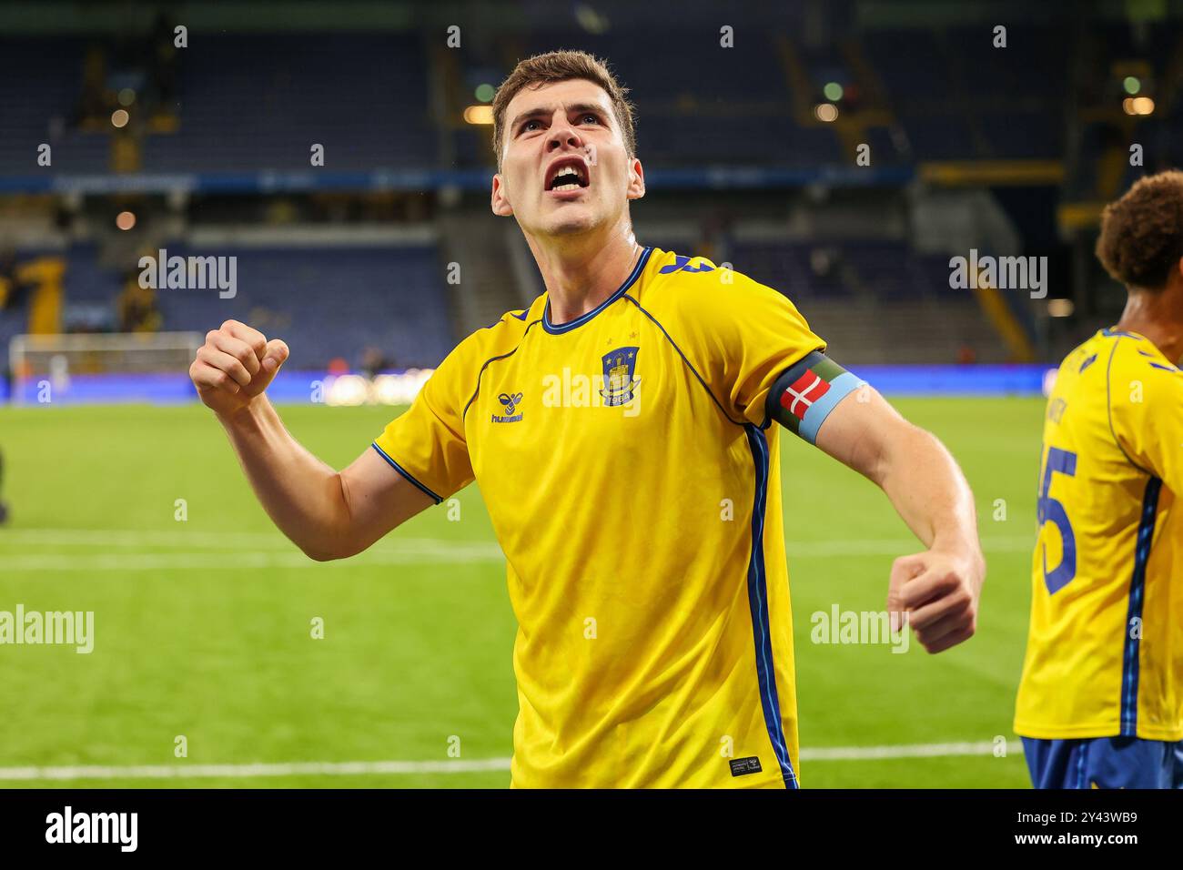 Brondby, Denmark. 15th Sep, 2024. Jacob Rasmussen of Broendby IF seen ...